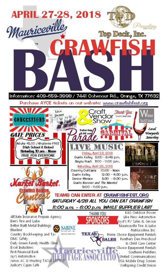 Crawfish Bash Is This Weekend - KOGT