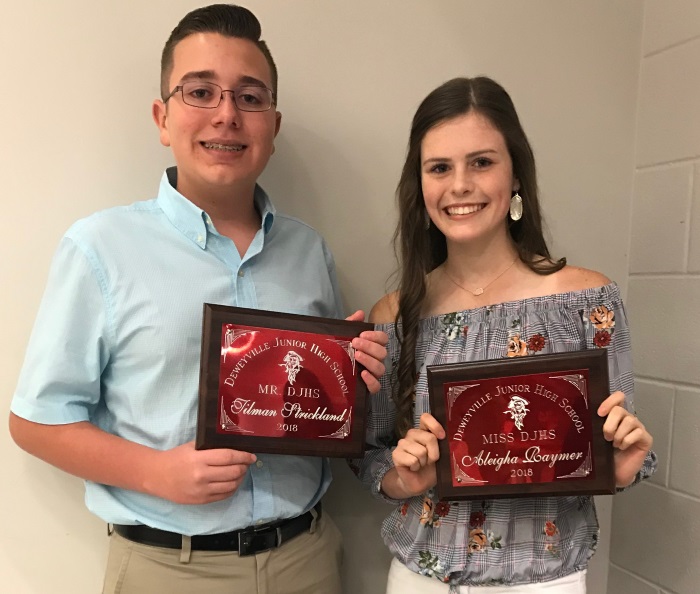 Deweyville Names Mister and Miss - KOGT