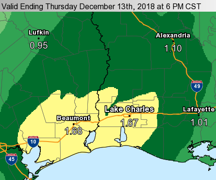 Two Inches of Rain Possible by Thursday - KOGT