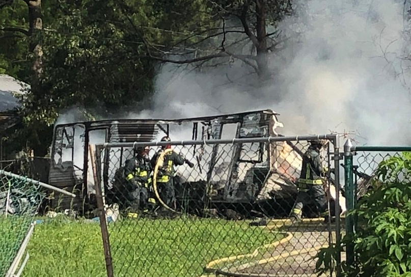 Man Burned In Trailer Fire - KOGT