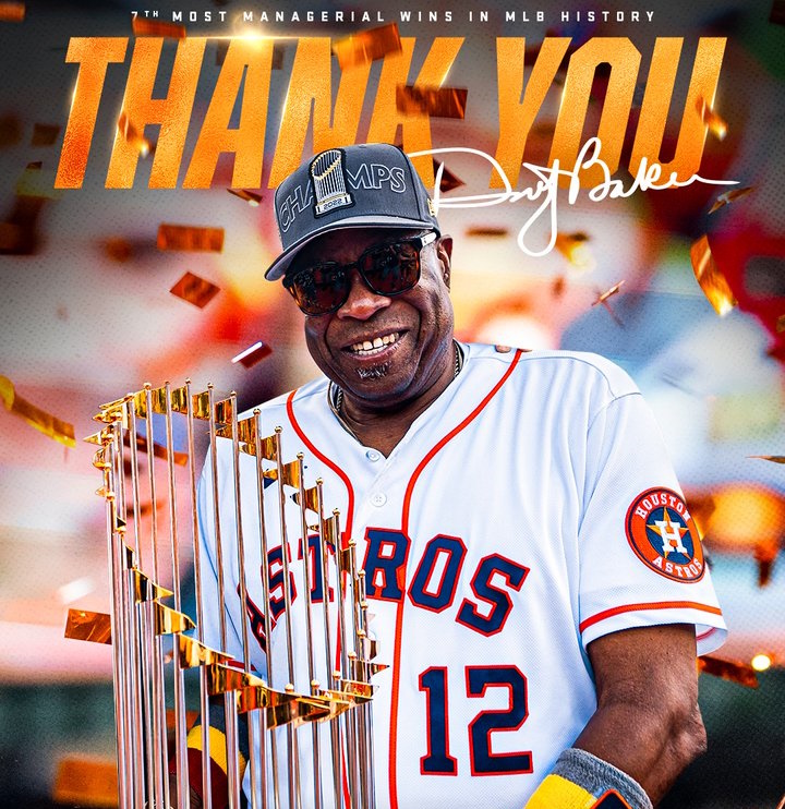 Baker Leaving Astros - KOGT