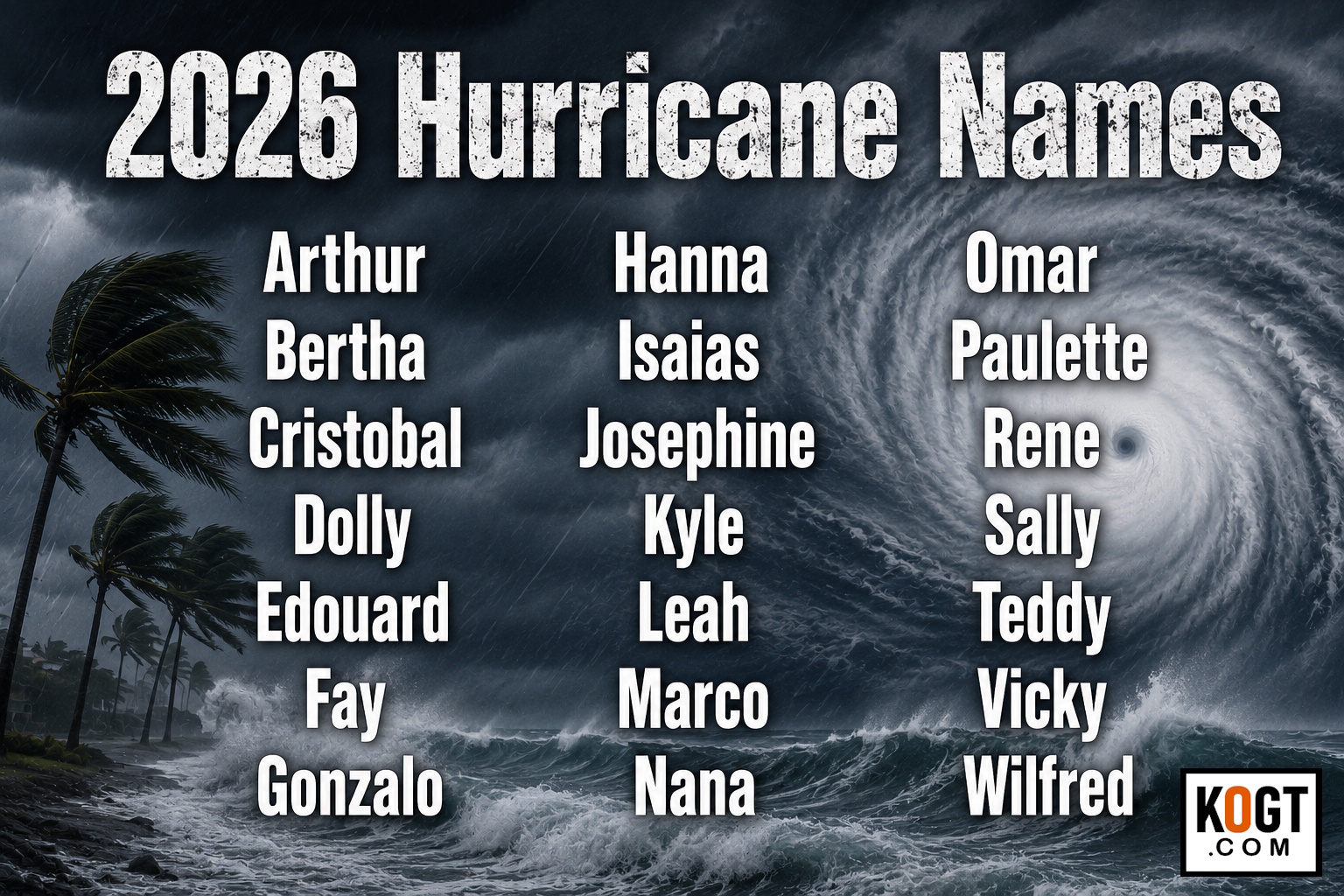 2026 Hurricane Outlook - KOGT